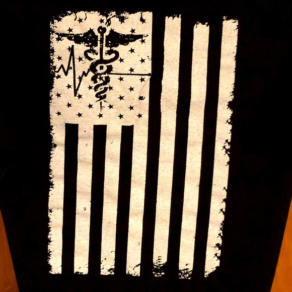 Shirts | Caduceus Medical Symbol Flag Tshirt | Poshmark